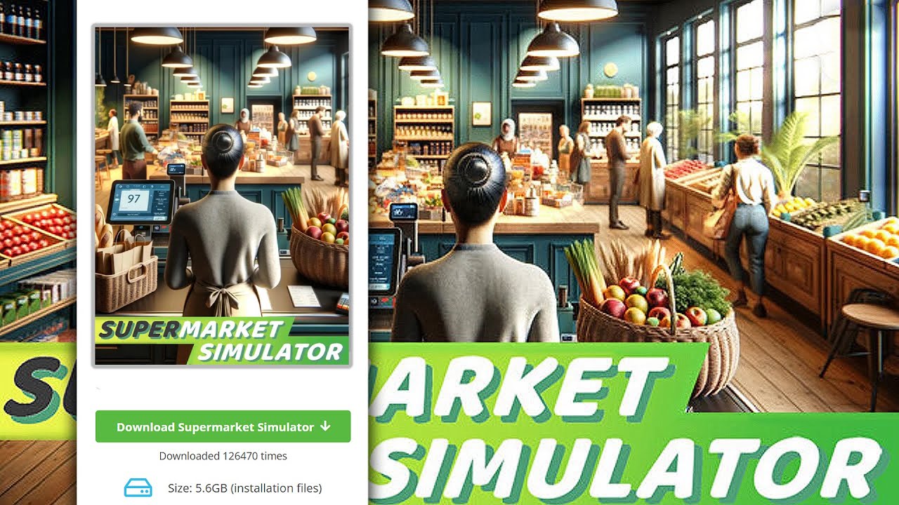 How To Download Supermarket Simulator | Supermarket Simulator Game Free ...