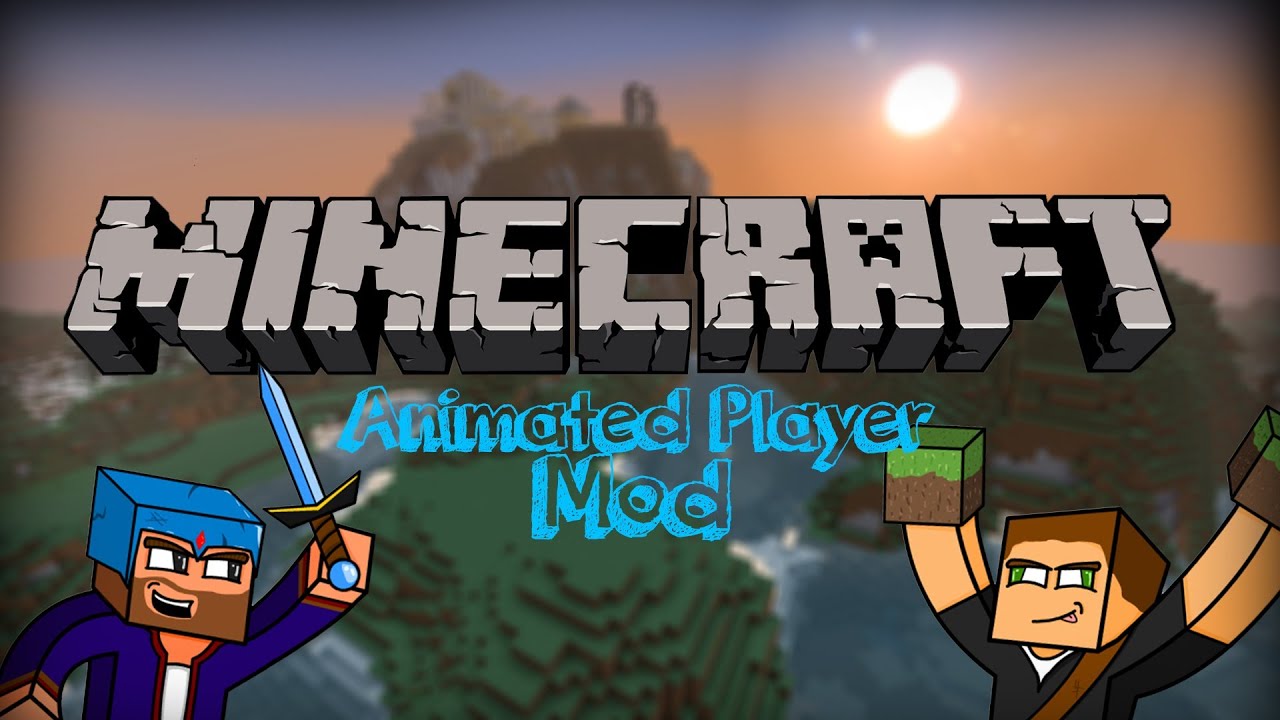 Minecraft- Animated Player Mod - YouTube