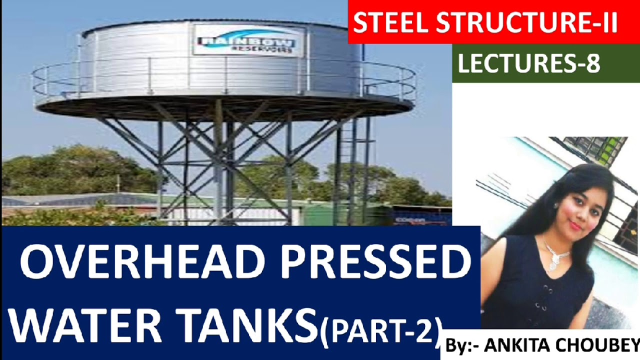 Overhead cylindrical water tank lecture-8(part-2 with Trick) - YouTube