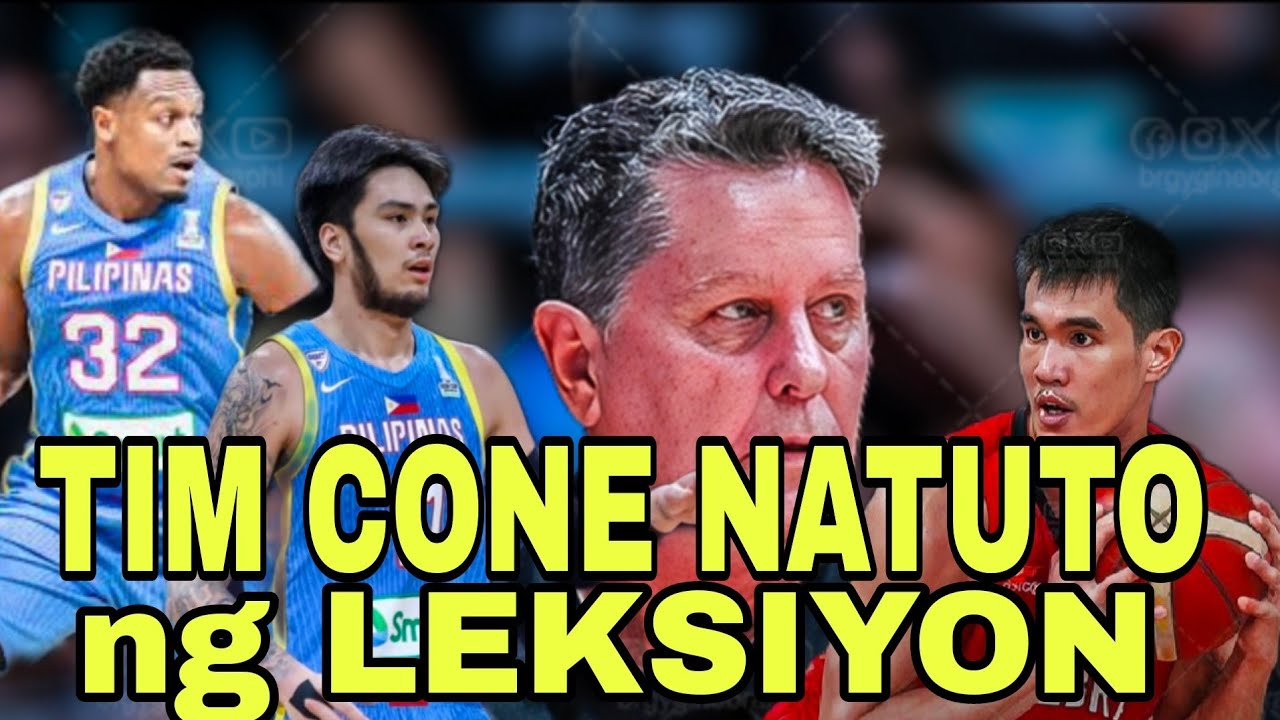 TIM CONE NATUTO NG MAPAIT na LEKSIYON @HalSportsRepblk - YouTube