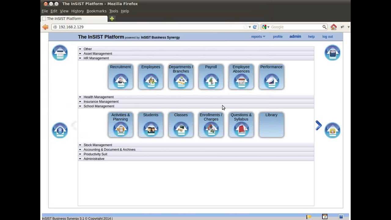 InSIST School Management Software System - YouTube
