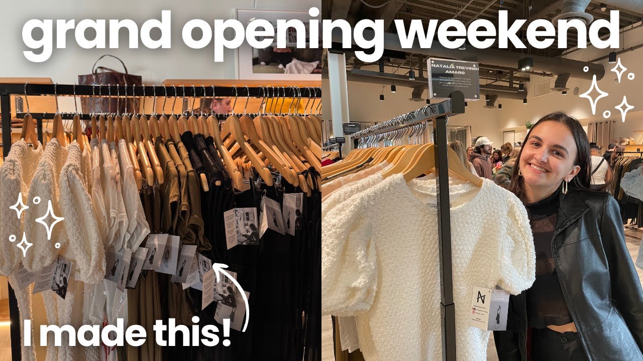 seeing my brand in stores for the first time!!! GRAND OPENING WEEKEND ...