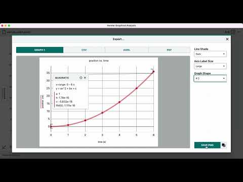 Creating a Graph with Vernier Graphical Analysis - YouTube