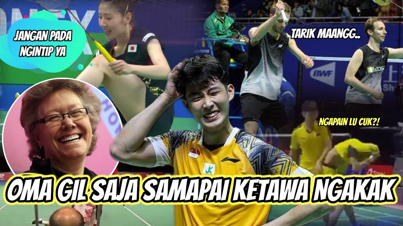 JANGAN KETAWA NANTI DOSA!! 😁 Deretan Kejadian Lucu Pemain Bulutangkis ...