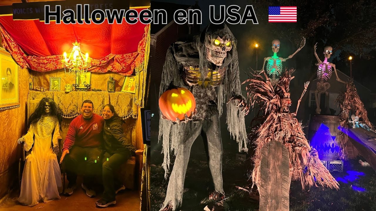 Casas Halloween en USA! - YouTube