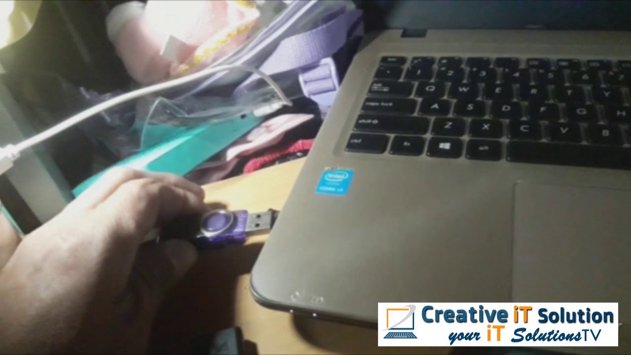 How to Install WINDOWS 10 ASUS laptop X540L - YouTube