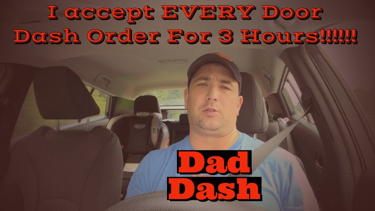 I accept every Door Dash Order For 3 Hours!!!! - YouTube