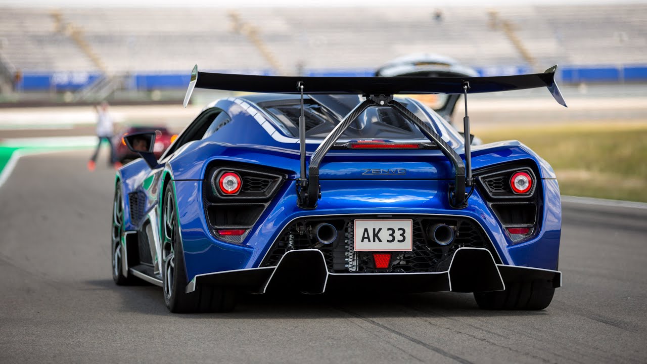 1200HP Zenvo TSR-S with Active Rear Wing Going FLATOUT on Track ! - YouTube