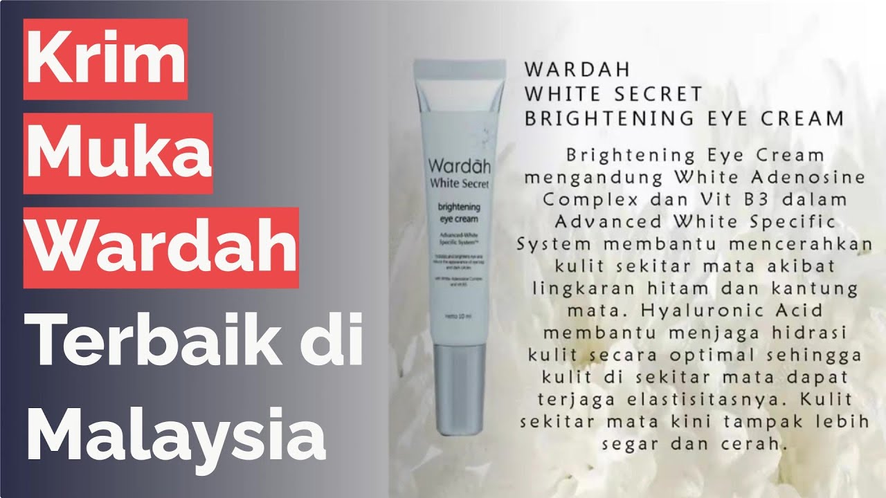 🌵 7 Krim Muka Wardah Terbaik di Malaysia - YouTube