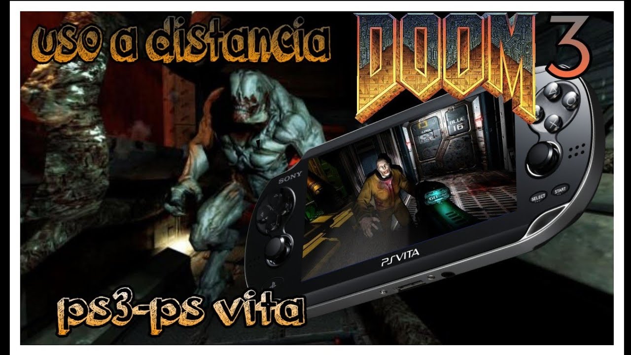 doom 3 en ps vita con uso a distancia - YouTube