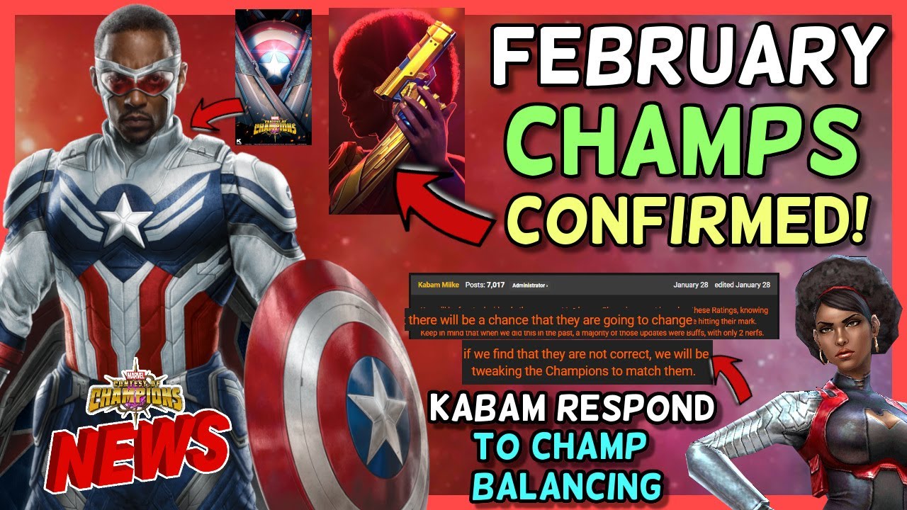 Misty Knight & Captain America Sam Wilson Confirmed | Kabam Respond to ...