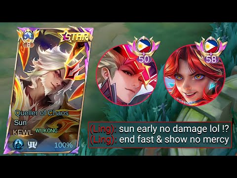 GOODBYE LING & BEATRIX SUPREME 💀 THIS NEW SUN BUILD IS BEST AGAINST SQUISHY META 🔥(vs sun & moskov) 
