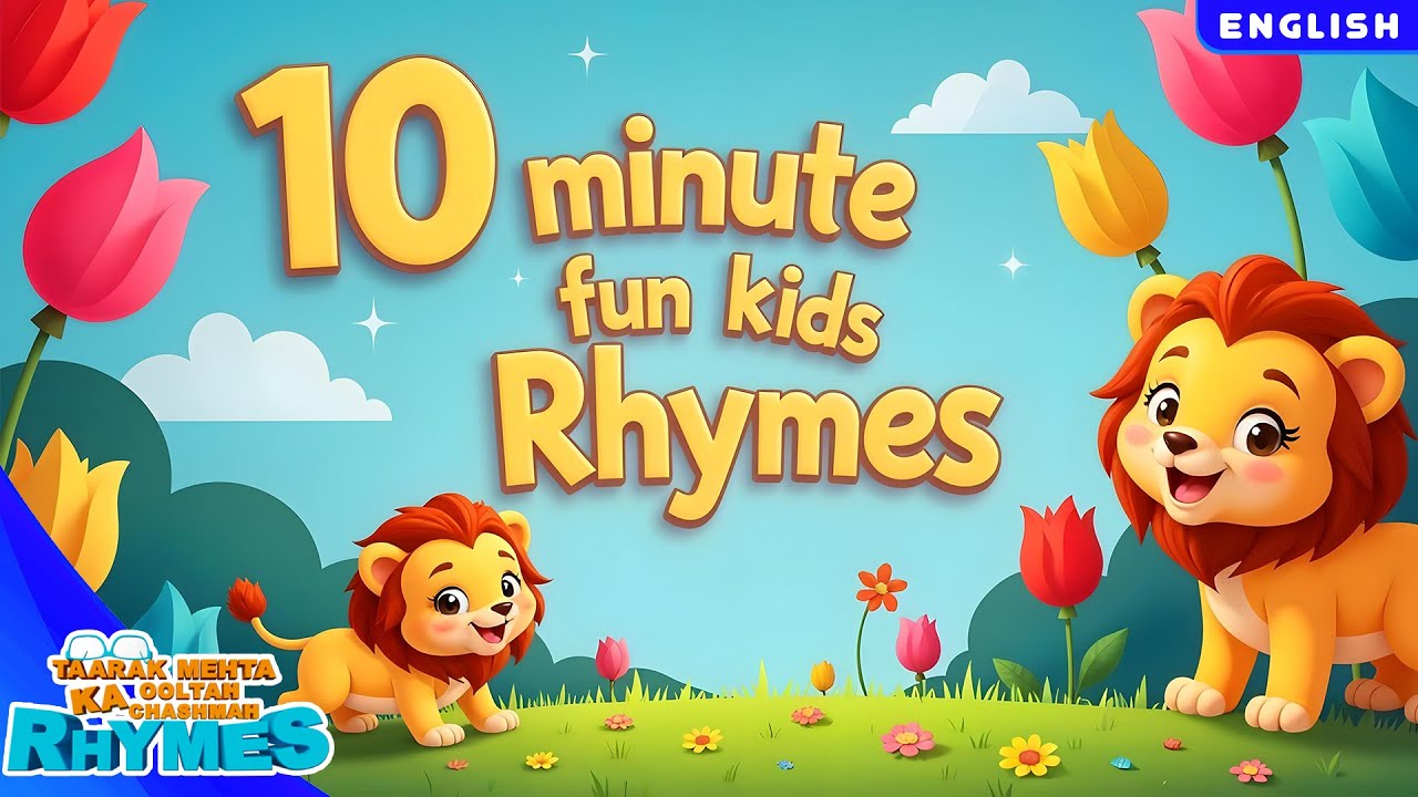 10-Minute Fun Kids Rhymes | Fun, Learning & Singing Compilation! - YouTube