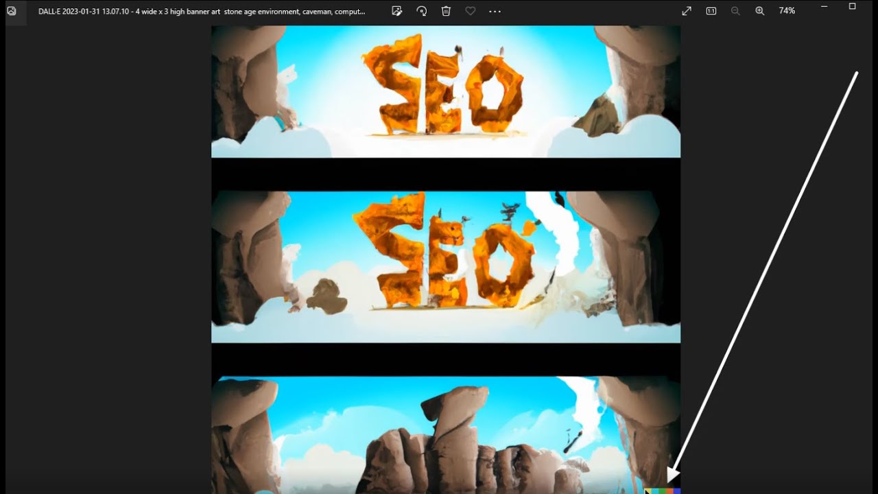 How to remove Watermark from Dall E Images - YouTube