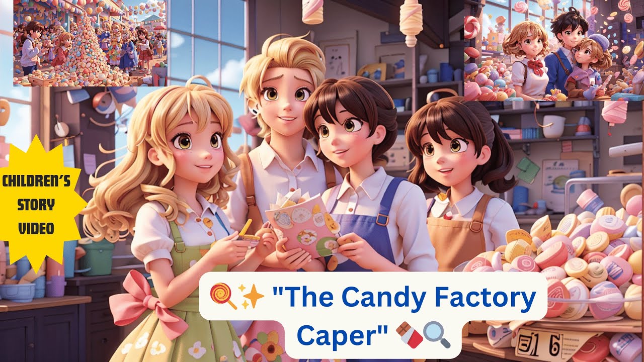 🍭 "The Candy Factory Caper" 🍫🔍 Children's Story Video 💖 - YouTube