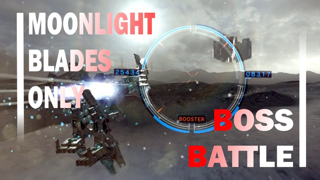 Armored Core: Verdict Day - Moonlight Blade Only | Boss Battle ...