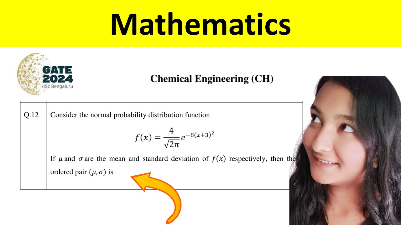 GATE 2024 Chemical Engineering Answer Key & Solutions | Mathematics ...