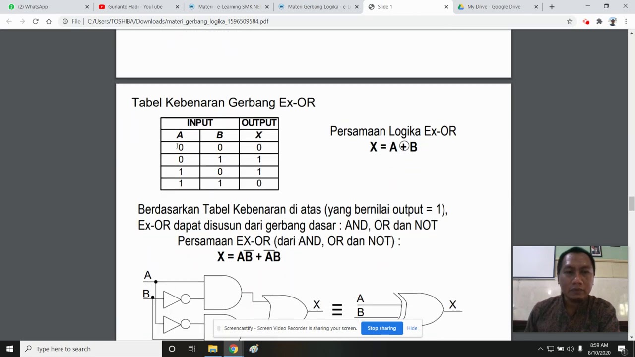 Gerbang Logika EX-OR dan EX-NOR - YouTube
