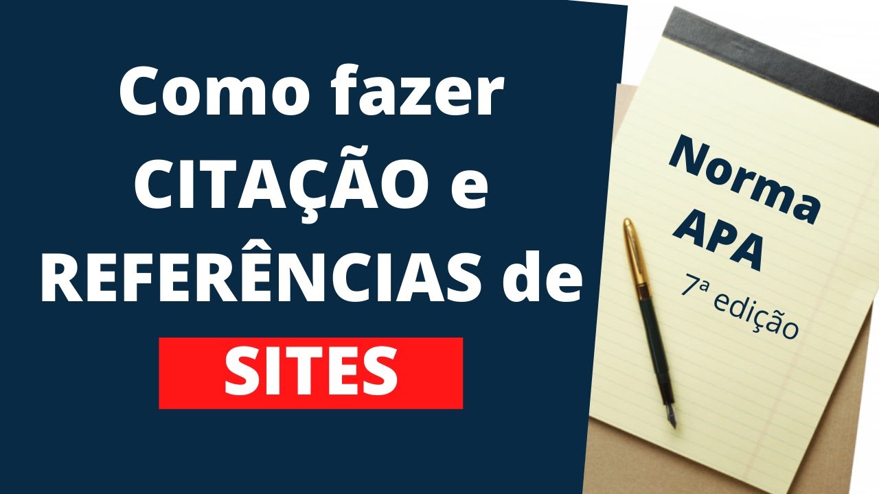 Como citar e referenciar SITES na NORMA APA / Explicação com exemplos ...