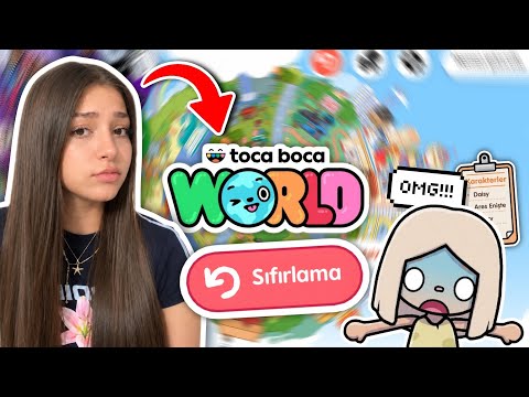 TOCA WORLD'ÜMÜ SIFIRLIYORUM...💔 |TOCA DAİSY 