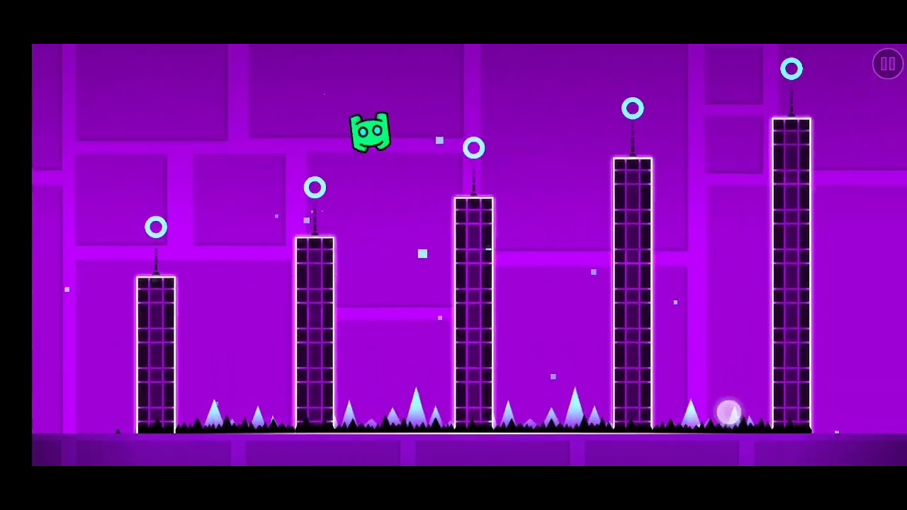 Geometry dash:Stereo madness gameplay - YouTube
