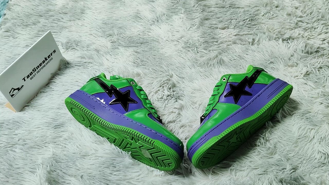 A Bathing Ape Bape Sta Marvel Comics Hulk| Taosneakers | Unboxing ...