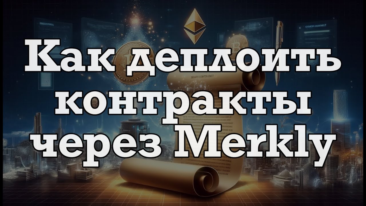 Как задеплоить контракт через Merkly - YouTube