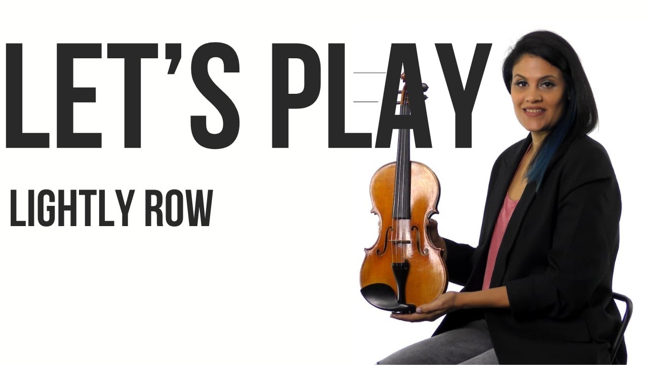 Lightly Row Slow Practice Video - YouTube