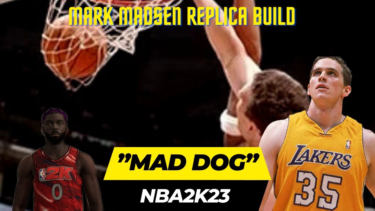 Mark Madsen "Mad Dog“ replica build on NBA 2K23 - YouTube
