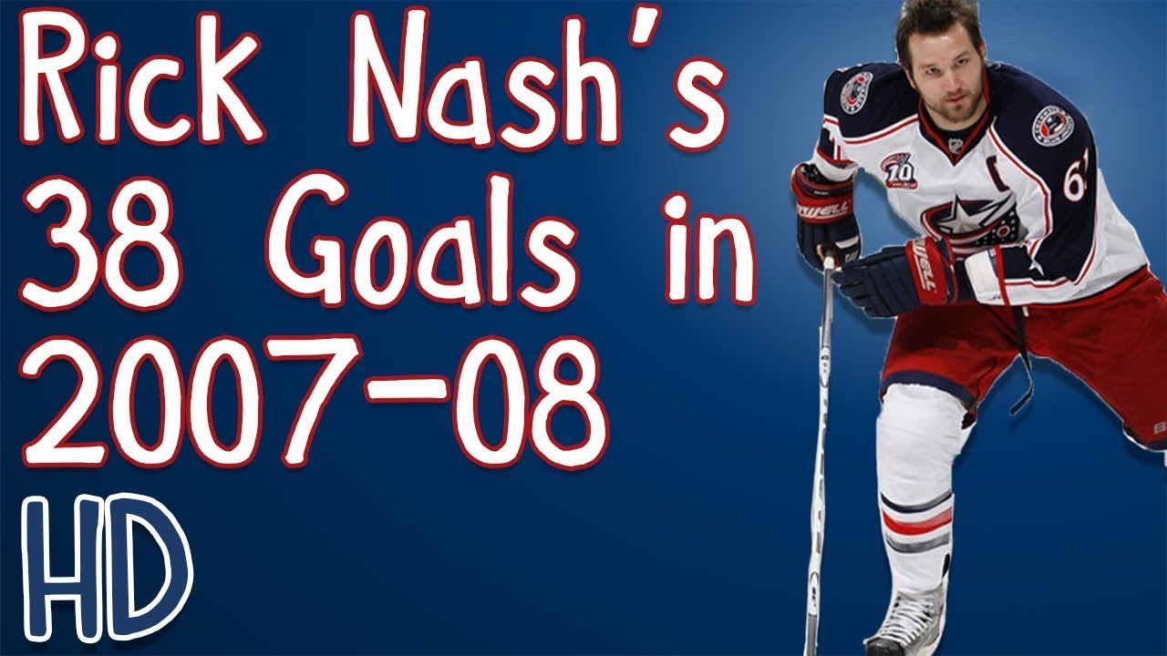 Rick Nash's 38 Goals in 2007-08 (HD) - YouTube