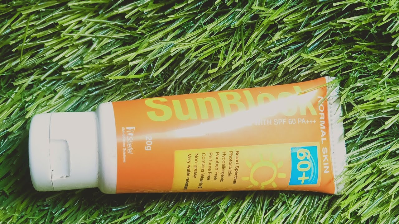 Best medicated SunBlock 60+ honest Review / stiefel Sunblock review for ...