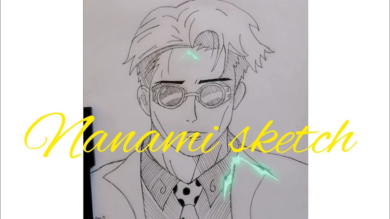 Nanami #skatching #drawing #artist #jujutsukaisen #nanami - YouTube