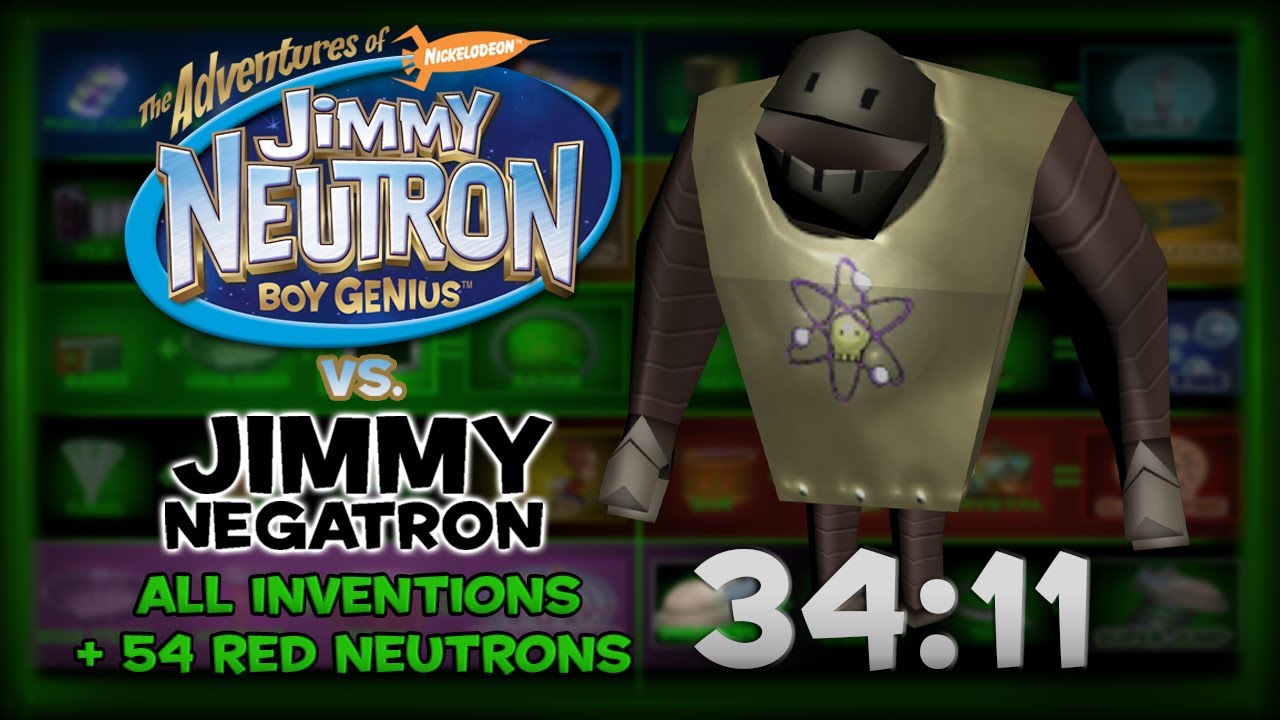 Jimmy Neutron vs. Jimmy Negatron - All Inventions + 54 Red Neutrons in ...