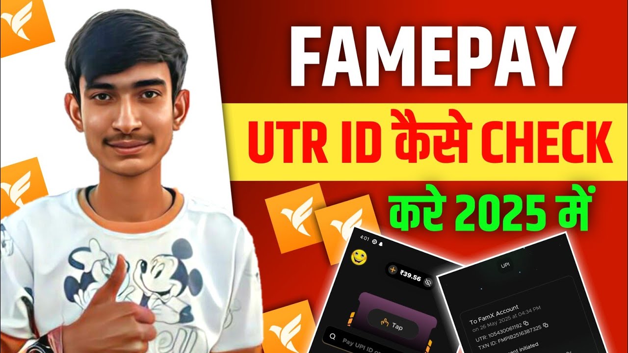 Fampay Mein UTR I'D Kaise Dekhe | Fampay Transaction UTR Number Kaise ...
