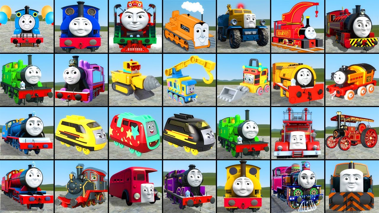 NEW UPDATE ALL THOMAS 2D AND FRIENDS IN GARY'S MOD!! - YouTube