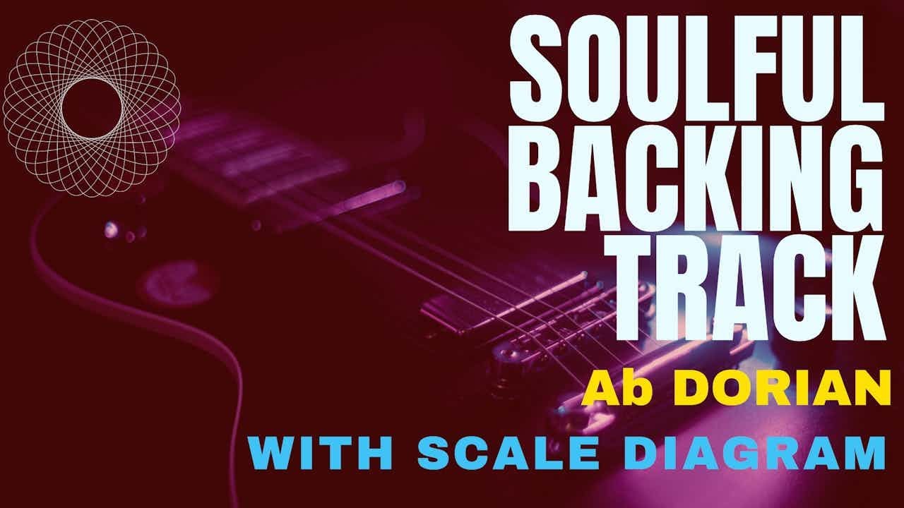 Soulful Guitar Backing track - Dorian Mode - Ab - Scale diagram - YouTube