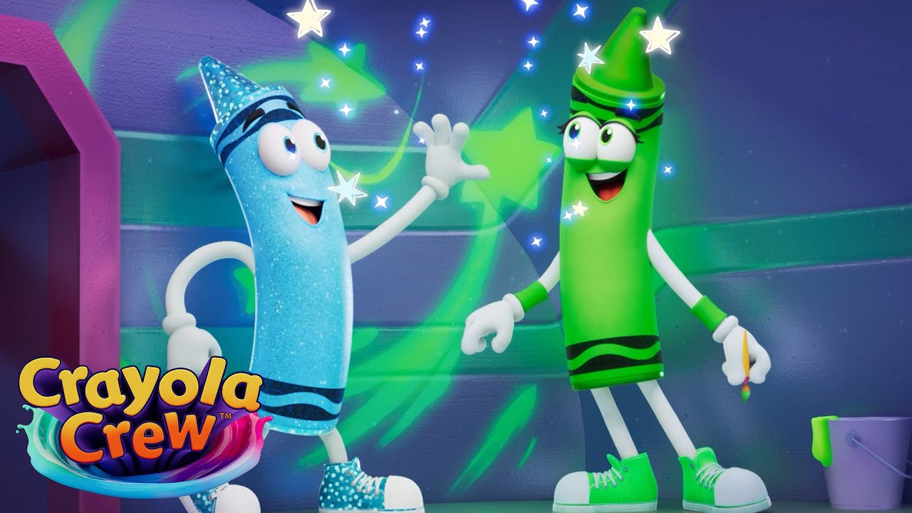 Having Fun Painting a Spaceship! @CrayolaCrewOfficial| Crayola Crew Fun ...
