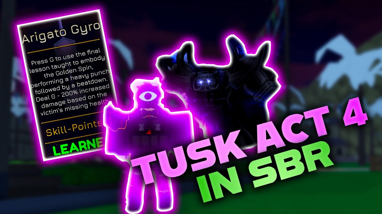 [YBA] Tusk Act 4 DOMINATES SBR - Sbr Invasion 6 - YouTube