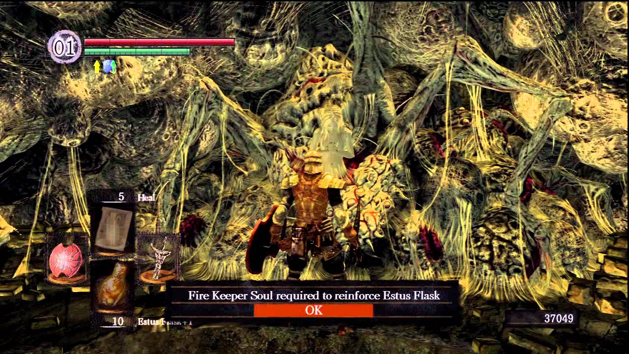 Dark souls part 30 spider boss pluse 2nd bell - YouTube