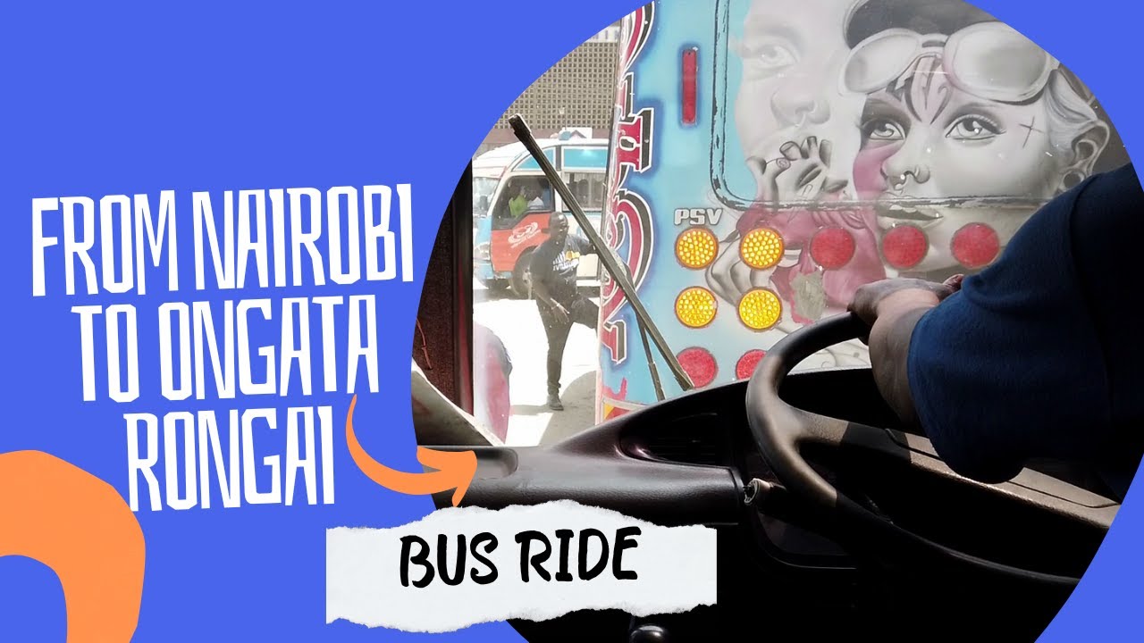 We hit the road onboard this cool bus (survivor 3) from Nairobi to ...