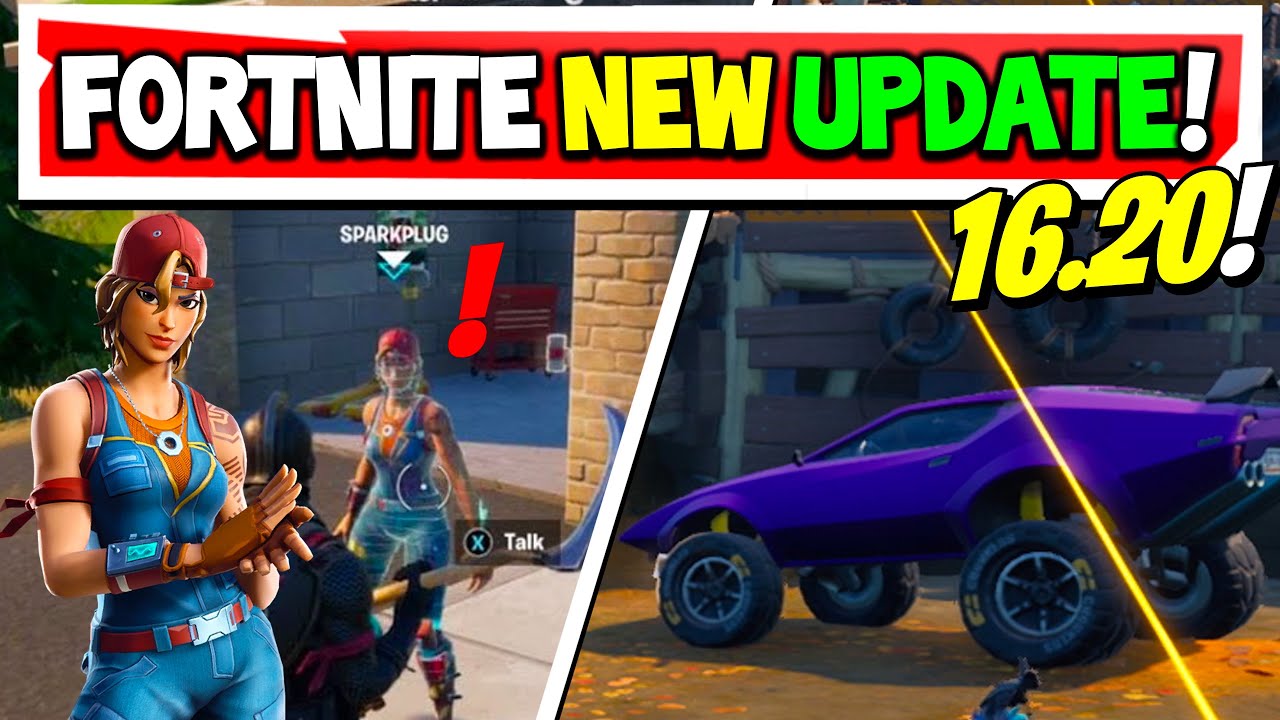 Fortnite Update: Everything NEW in v16.20! Upgradable Cars, NPC Boss ...
