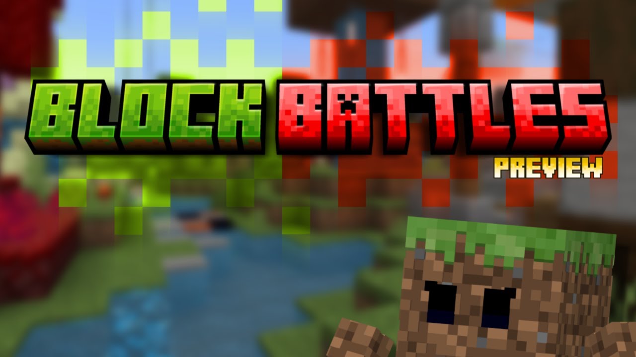 Block Battles Preview | Minecraft Bedrock 1.20.40 PvP Map - YouTube