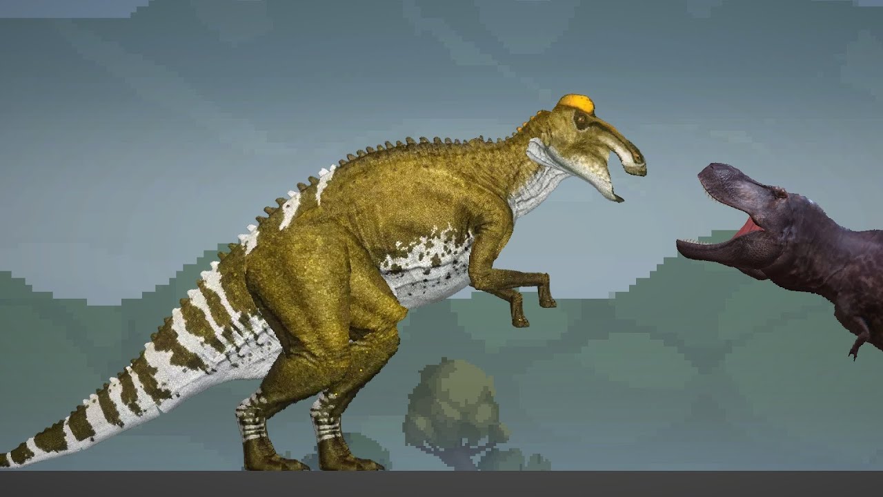 Edmontosaurus regalis melmod. MELON SANDBOX - YouTube