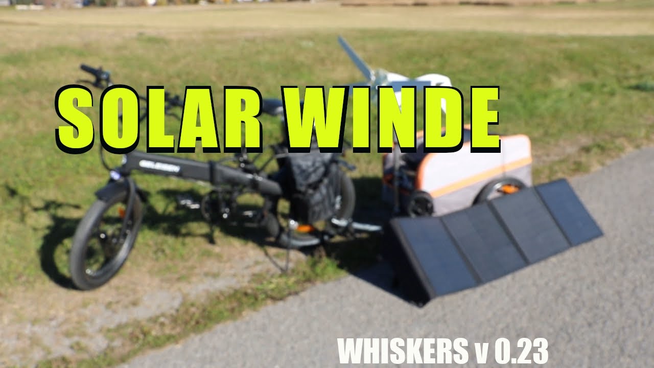 Solar Wind Ebike chariot BikeSailing?!! - YouTube