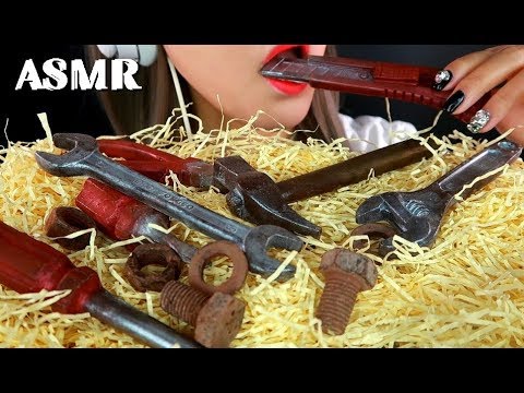 초콜릿 먹방 먹는 공구세트🔧 먹다 턱빠질뻔 Edible Tools Chocolate ASMR MUKBANG - YouTube