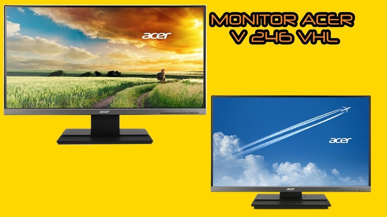UNBOXING novo monitor ACER v246hql! - YouTube