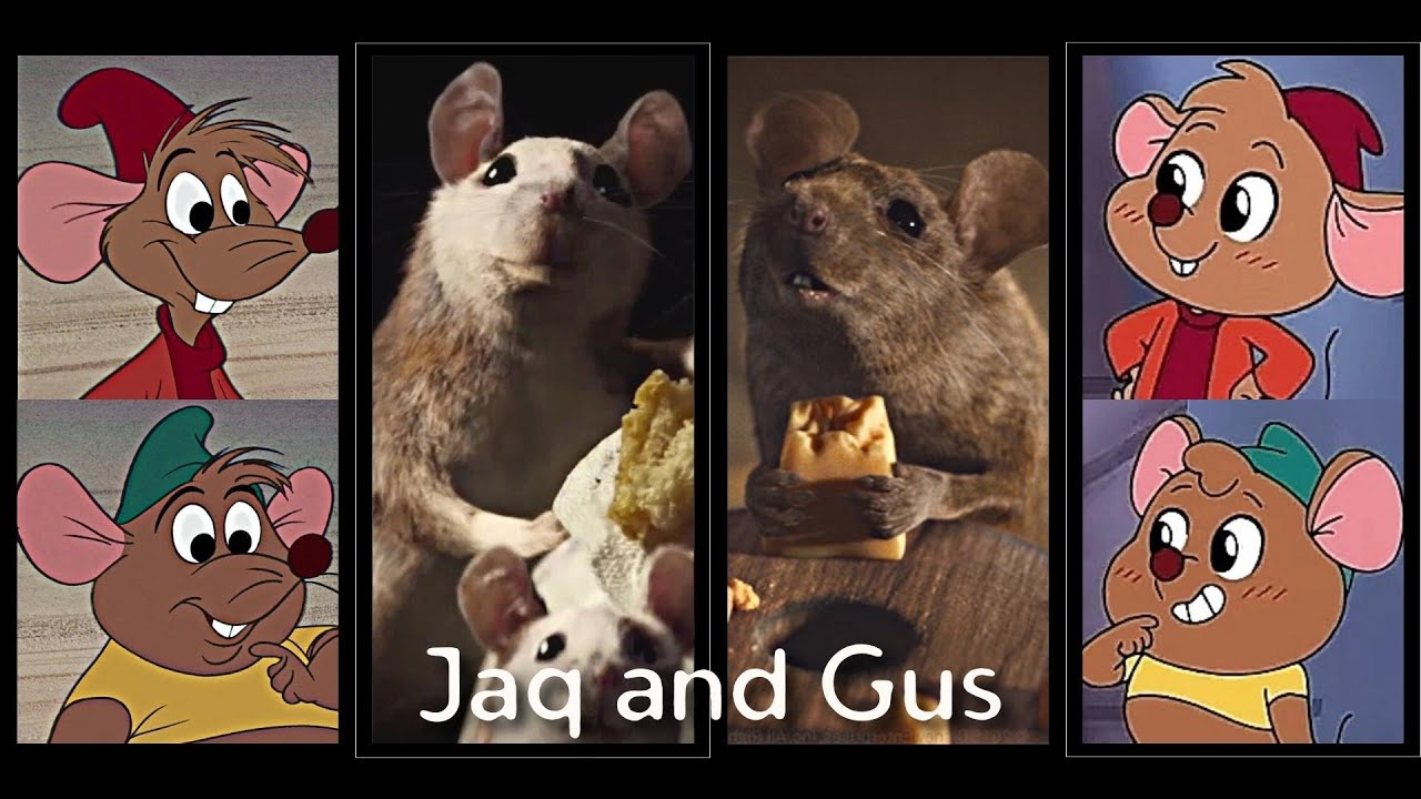 Jaq and Gus Evolution (1950-2023) | Cinderella - YouTube