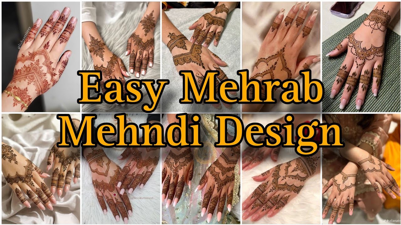 Mehrab Mehndi Designs ️| Beautiful Mehndi Designs😍|Easy Mehndi Designs🤩 ...