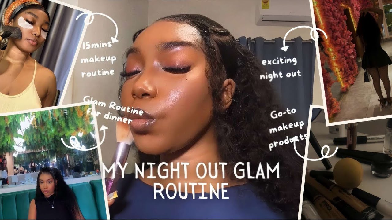 “EASY GLAM MAKEUP TUTORIAL” - YouTube