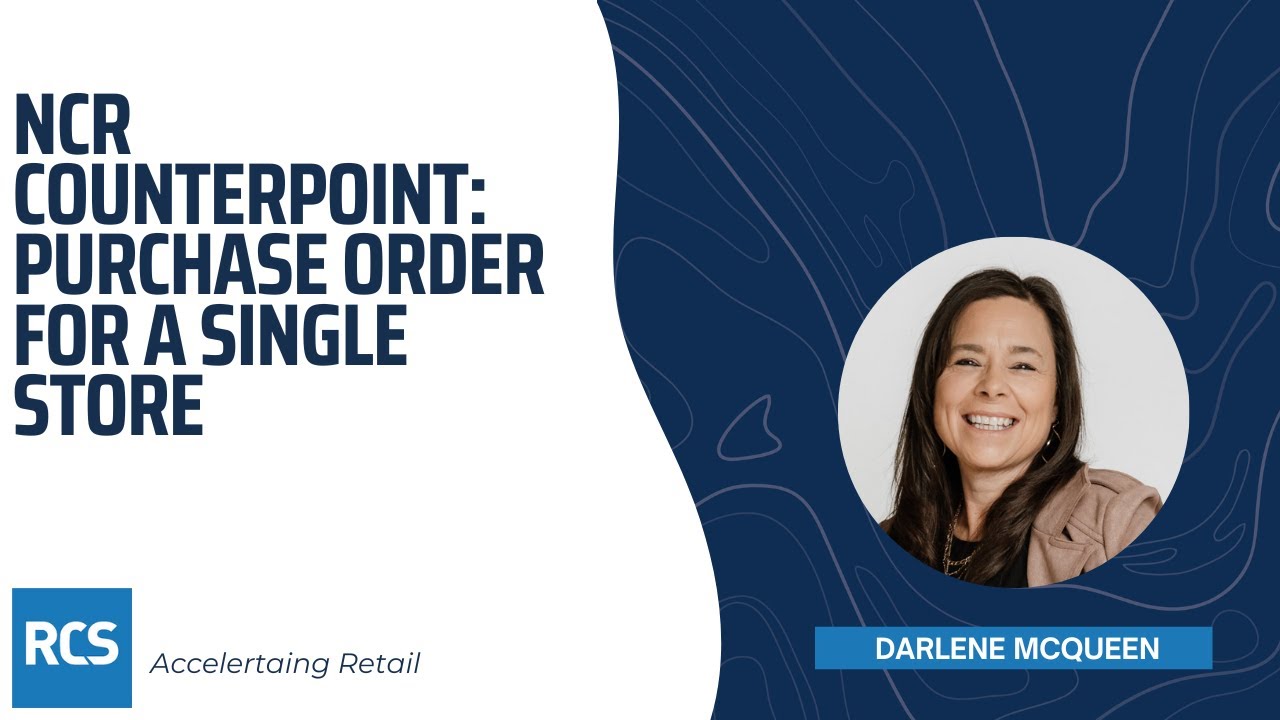 NCR Counterpoint: Purchase Order for a Single Store - YouTube